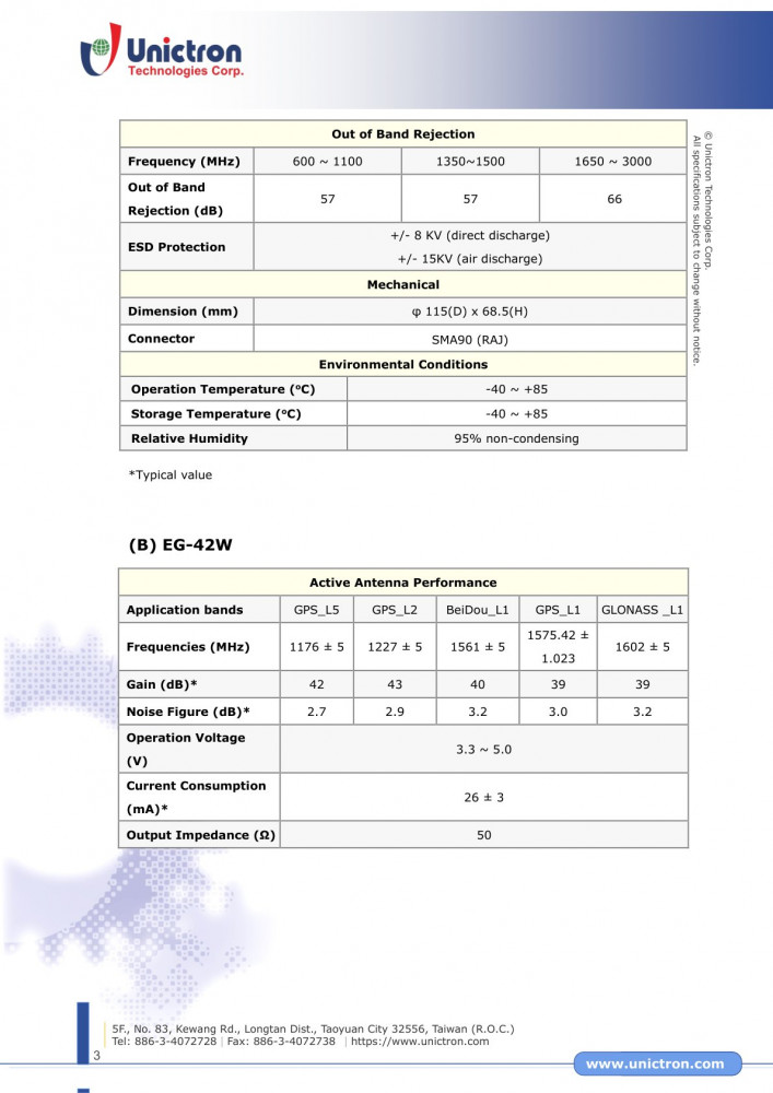 RK-20W technical document page 3