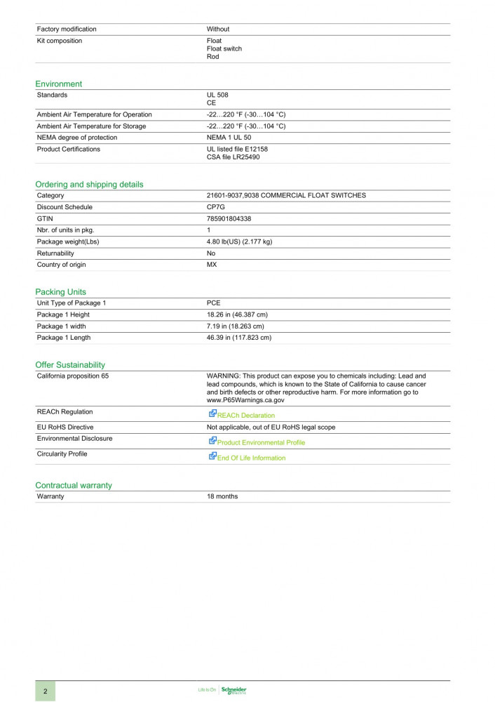 9037HG35Z20 technical document page 2