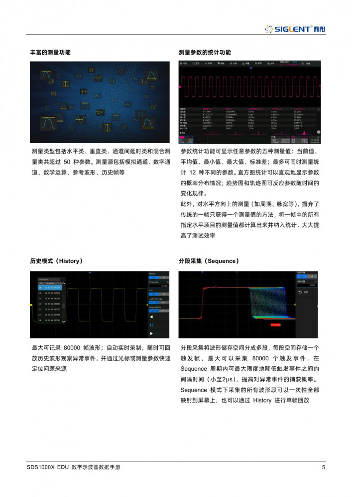 SIGLENT SDS1000X EDU datasheet page 7