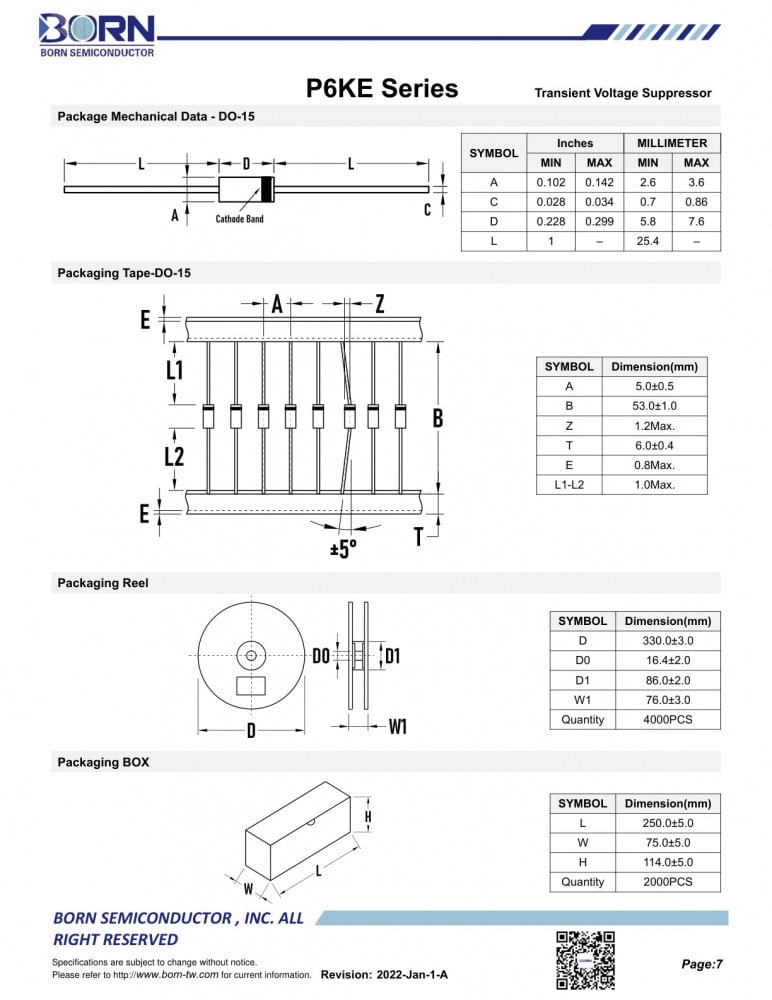 P6KE datasheet page 7