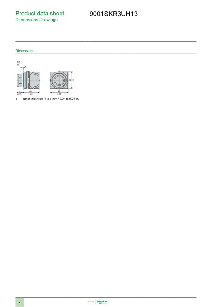 9001SKR3UH13 technical document page 4