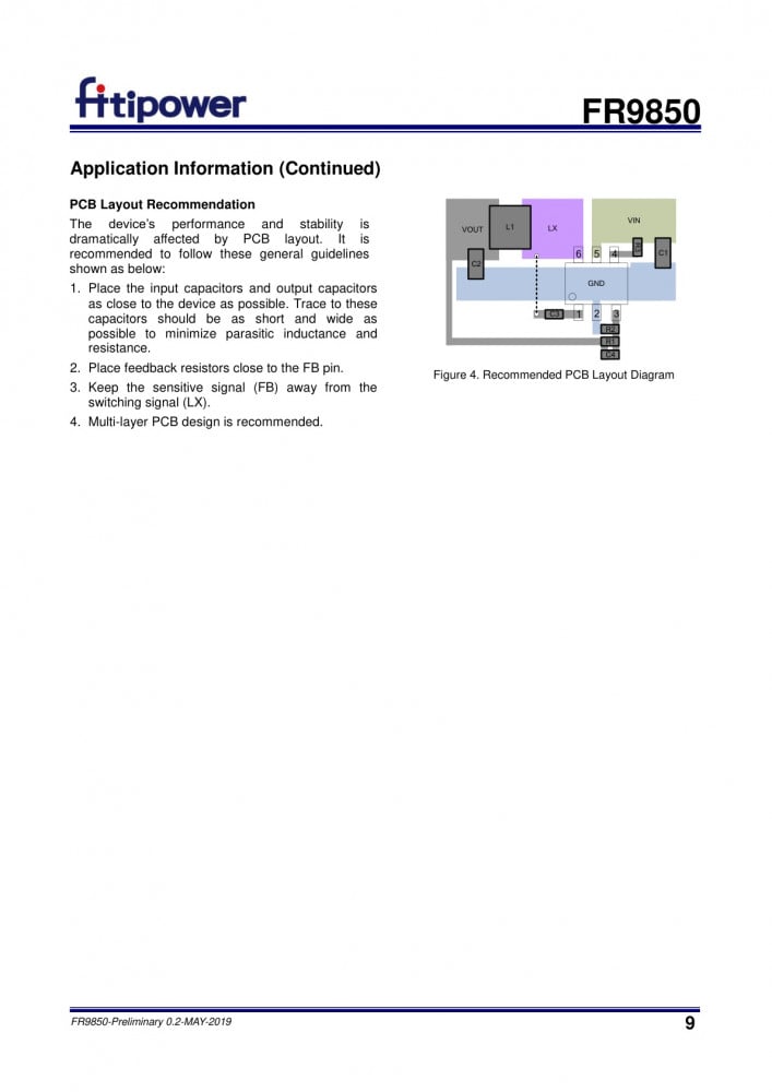 FR9850S6 datasheet page 9