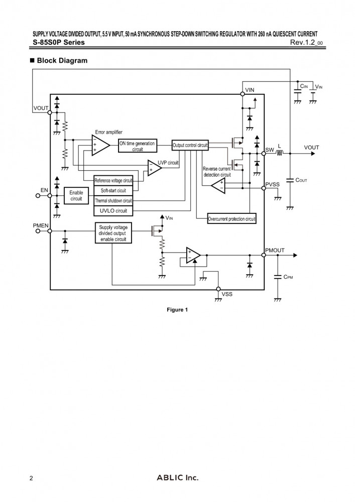ABLIC S-85S0P datasheet page 2