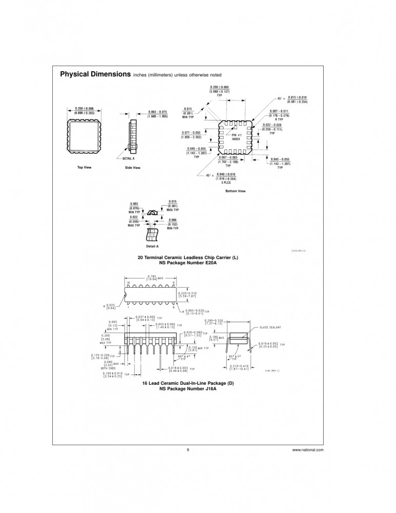 Datasheet page 10