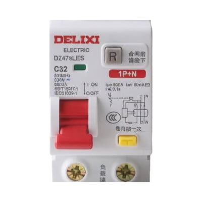 Delixi Electric DZ47SLES1C50R300 Miniature Residual Current Circuit Breaker