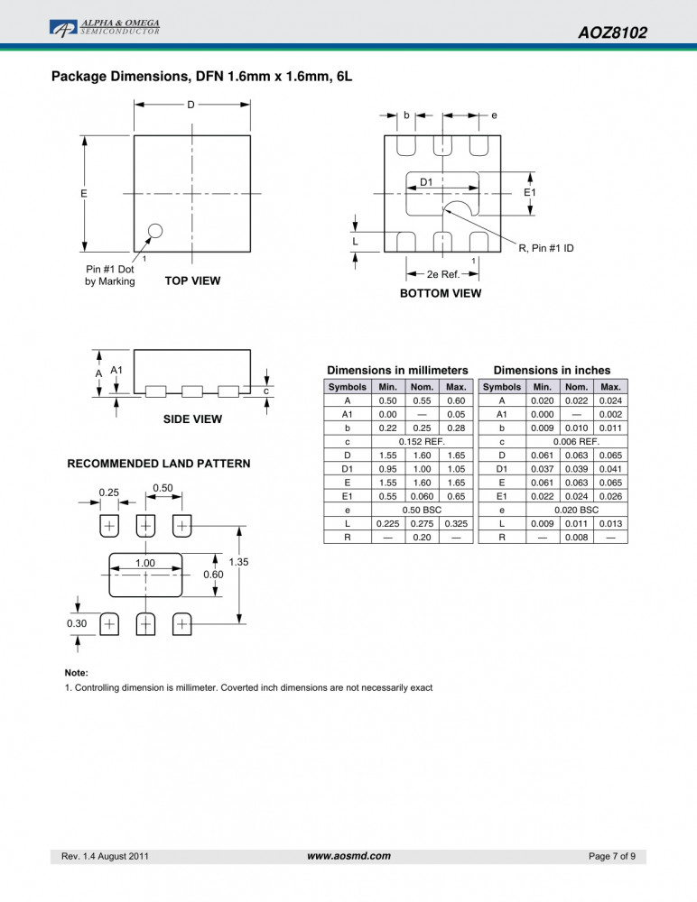 AOZ8102DI datasheet page 7