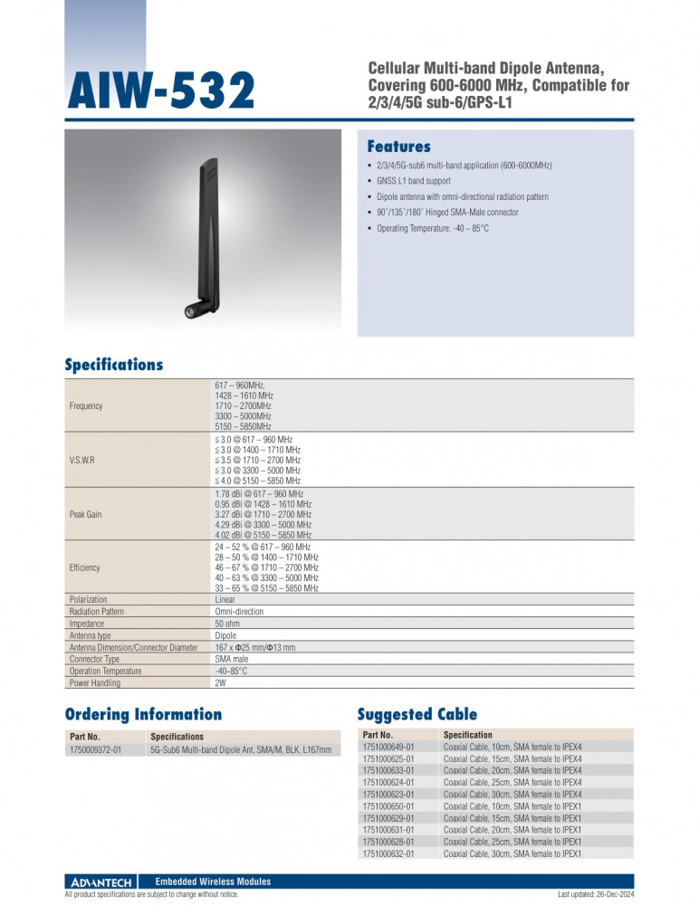 AIW-532 product documentation preview