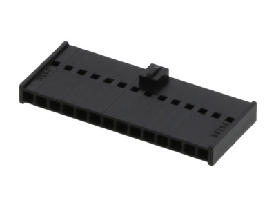 2.54mm Pitch C-Grid III Crimp Housing Single Row, 18 Circuits, Black