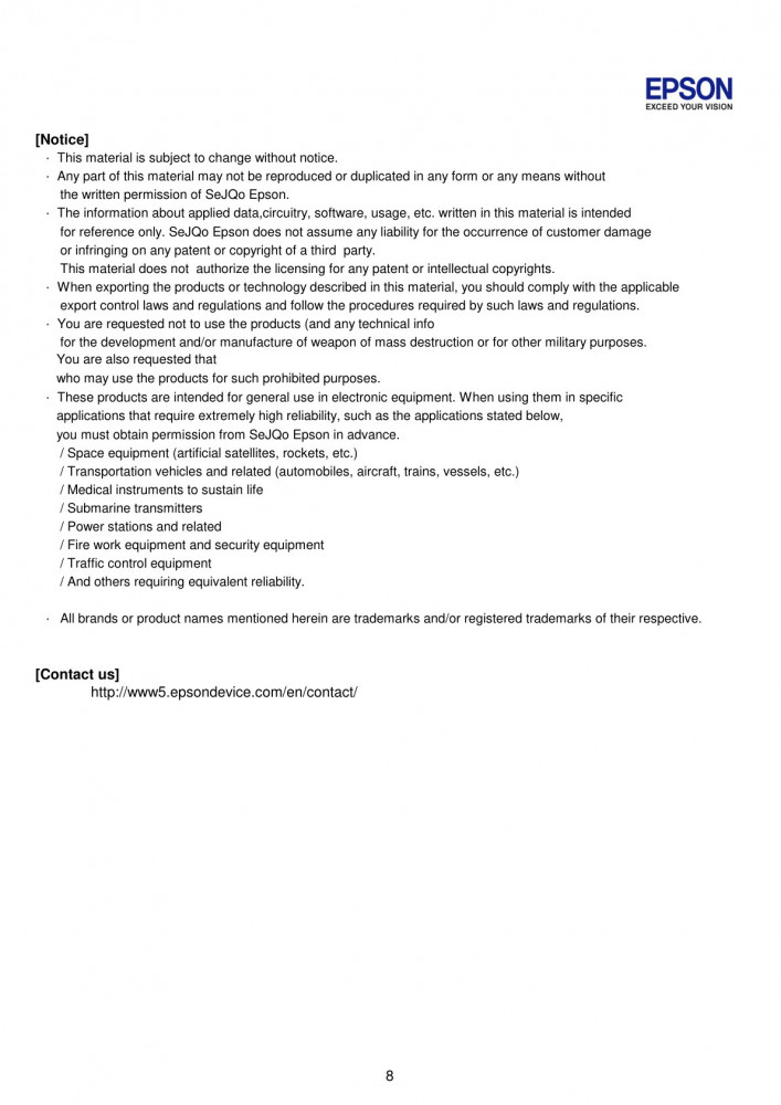 EPSON TG-5006CJ-18H datasheet page 8
