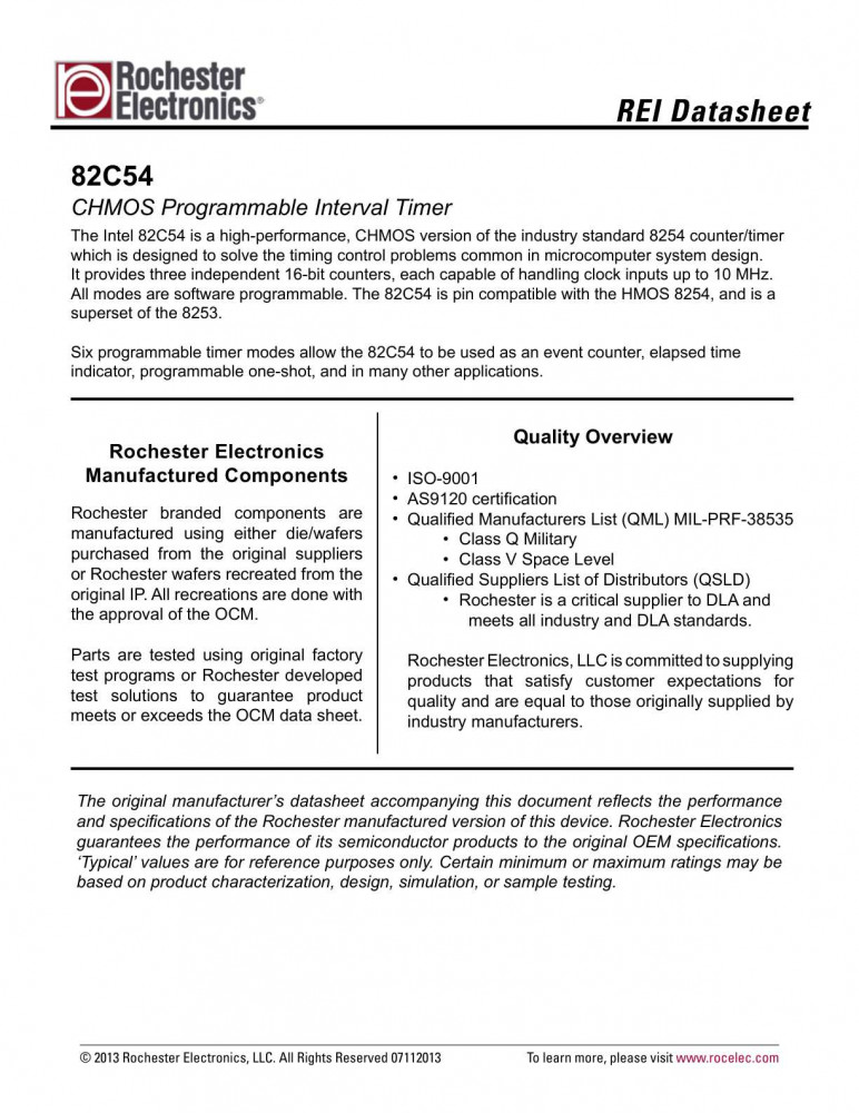TN82C54-2 datasheet page 1