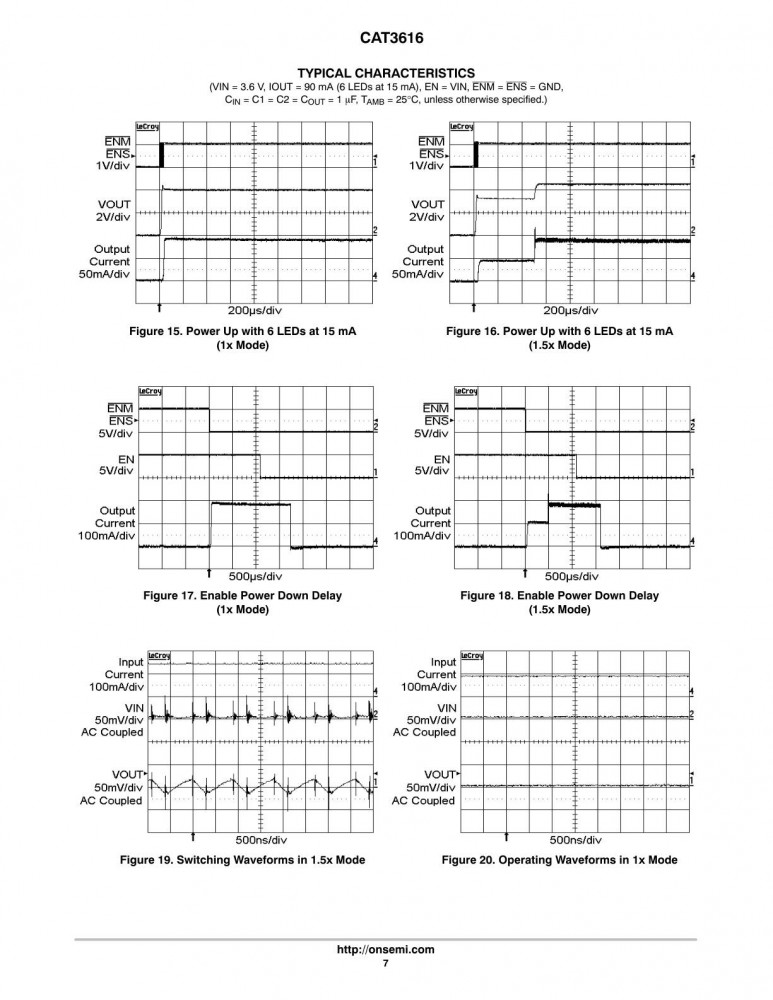 CAT3616 datasheet page 7
