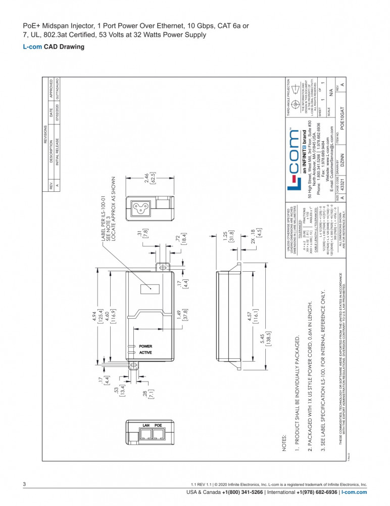 POE10GAT datasheet page 3