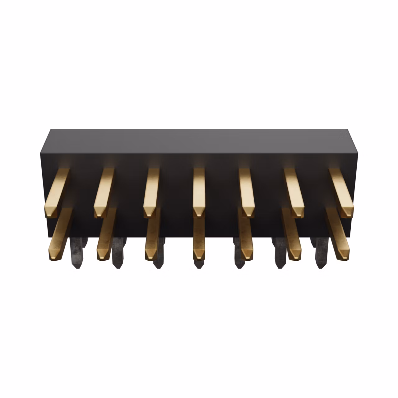 2.00mm Pitch Milli-Grid Header, Right-Angle, Through Hole, 14 Circuits, 0.38µm Gold (Au) Plating, Mating Pin Length 4.00mm, Tail Length 2.60mm, Tape and Reel, Lead Free for sale