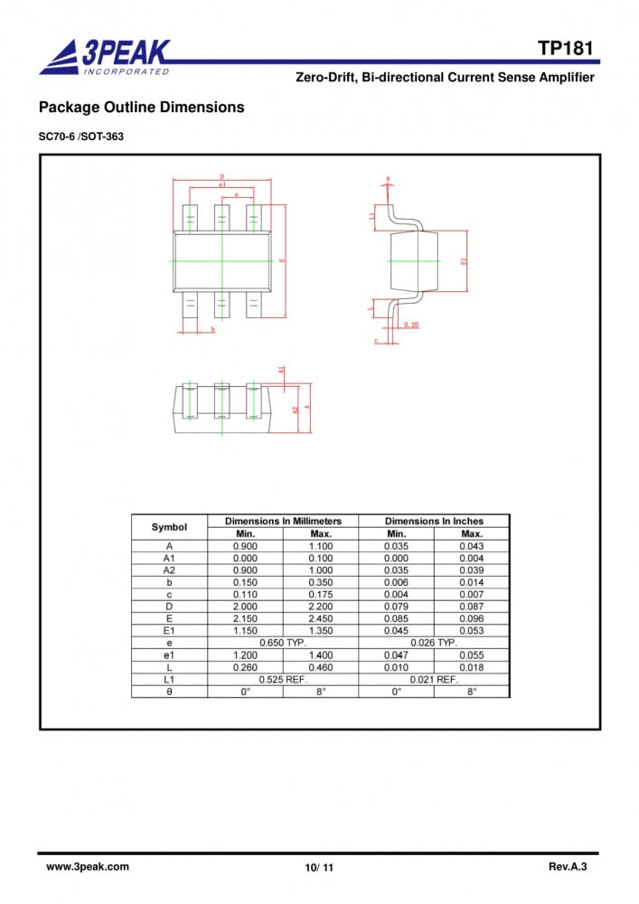 TP181A3-CR datasheet page 10
