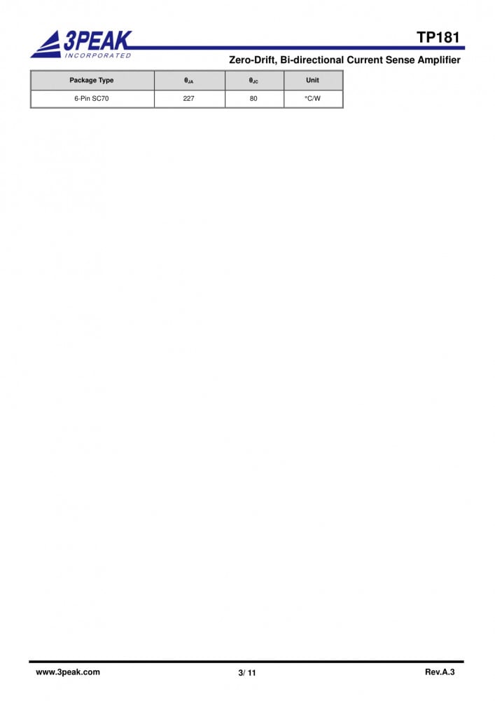 TP181A3-CR datasheet page 3