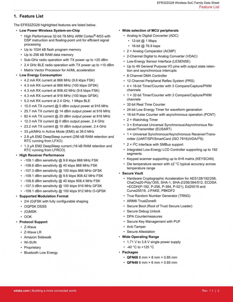 Datasheet page image 2