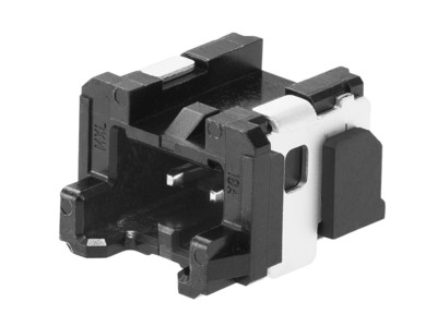 2.00mm Pitch, Micro-Lock Plus PCB Header, Single Row, Right-Angle, Surface Mount, 0.76µm Gold Plating, Positive Lock, 6 Circuits, Low-Halogen, Black