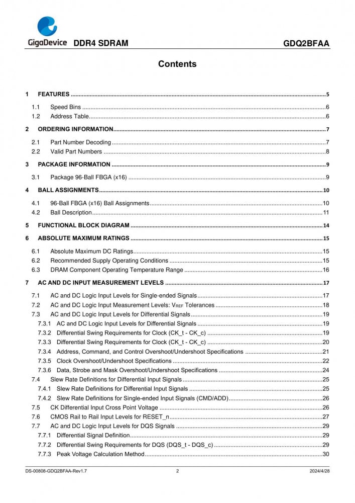 GDQ2BFAA datasheet page 2
