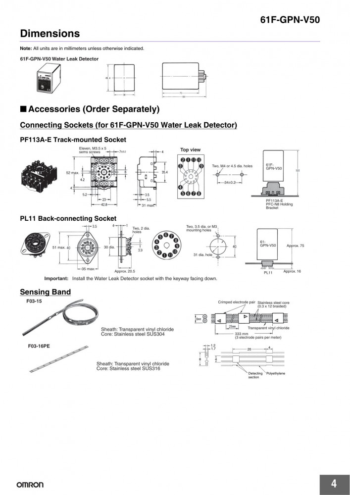 61F-GPN-V50 technical document page 4