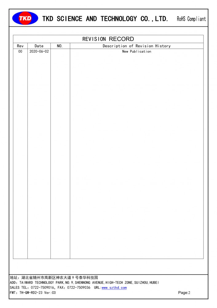 SX20Y024000DK1T datasheet page 2