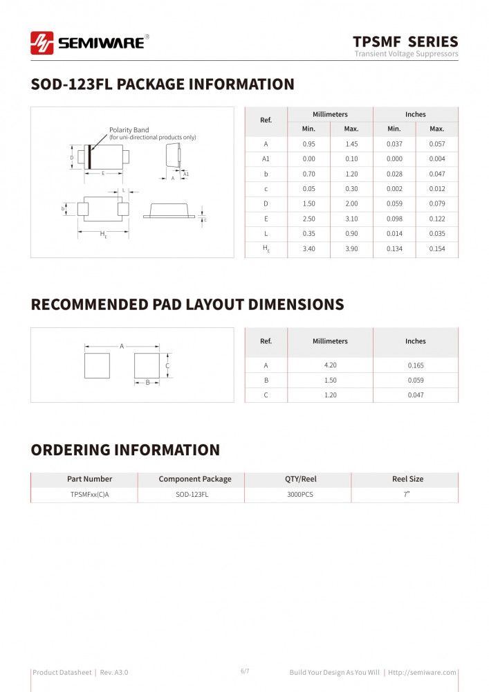 TPSMF5.0A datasheet page 6