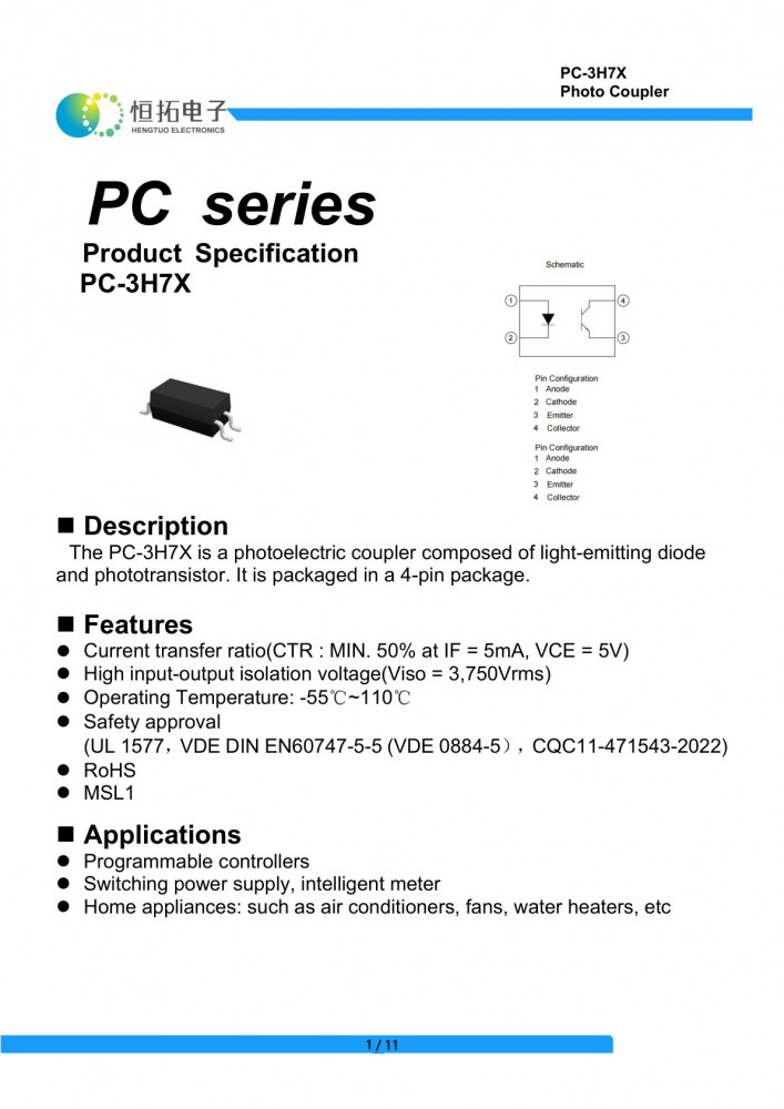 PC-3H7-CTP1 datasheet page 1