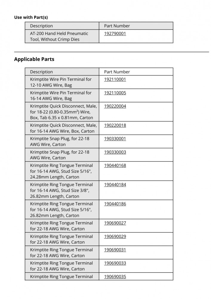 Document page 3 for MOLEX 640070100