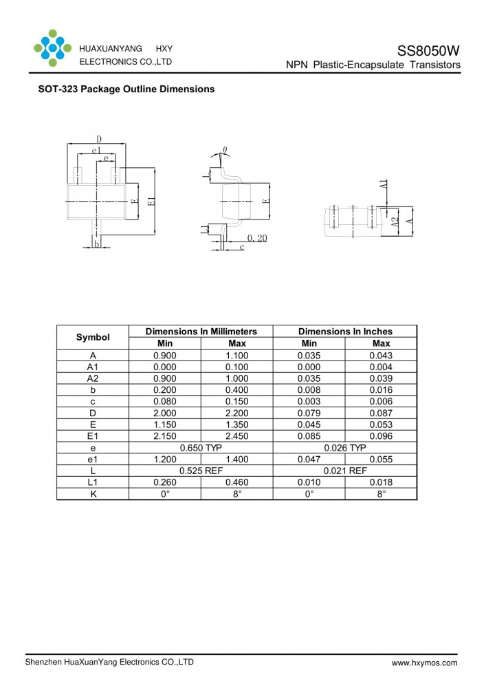 SS8050W datasheet page 3