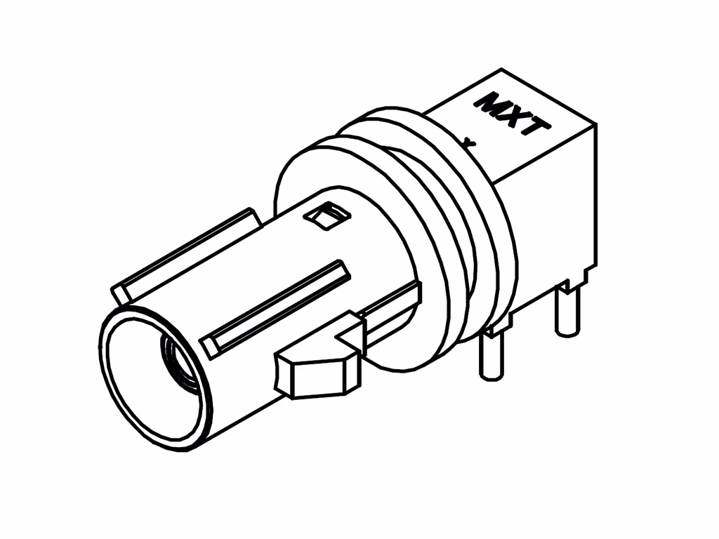 SMP Jack-to-SMP Jack Adapter, Straight, 20.47mm Length, 0.75µm Gold (Au) Plating, One Piece Per Bag, 50 Ohms