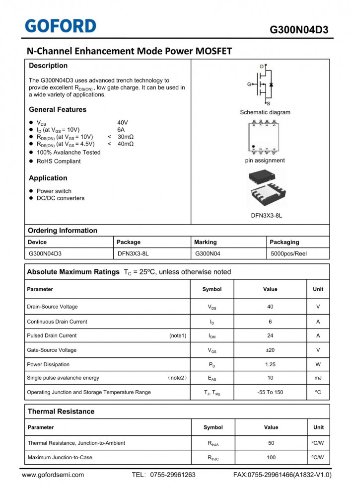 G300N04D3 datasheet page 1
