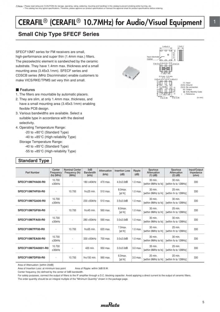muRata CERAFIL catalog page 7