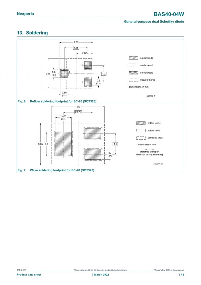 BAS40-04W datasheet page 5
