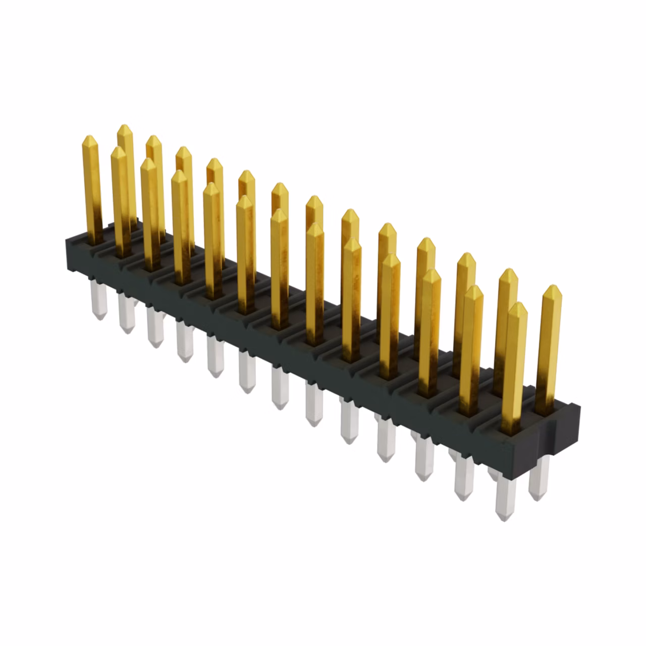 2.00mm Pitch Milli-Grid Header, Vertical, Through Hole, 26 Circuits, 0.38µm Gold (Au) Plating, Mating Pin Length 5.00mm, Tail Length 2.60mm, Tray, Lead-Free for sale