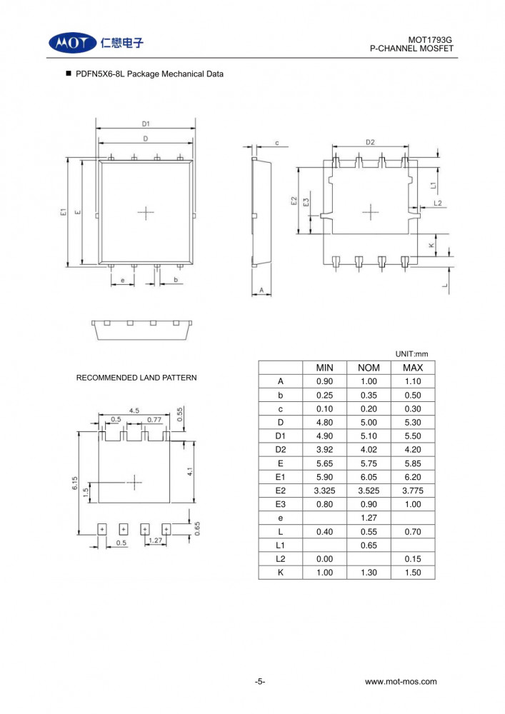 MOT1793G datasheet page 5