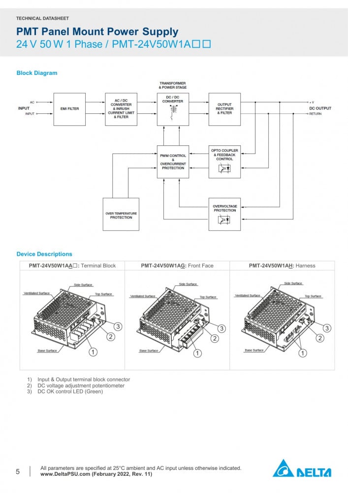 PMT-24V50W1AA datasheet page 5
