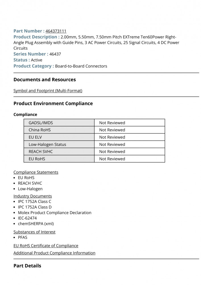 Product document page 1