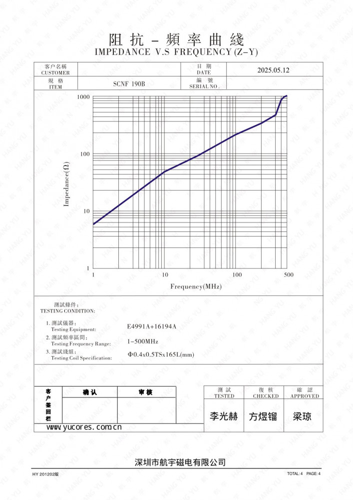 SCNF190B technical document page 4