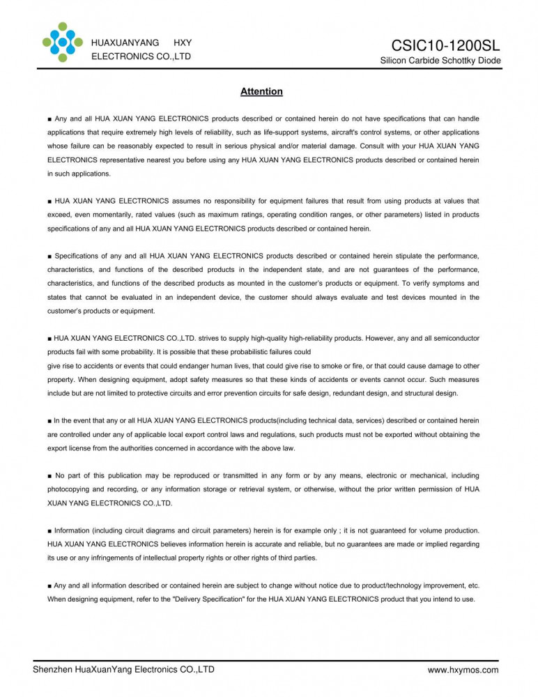 CSIC10-1200SL-HXY datasheet page 6