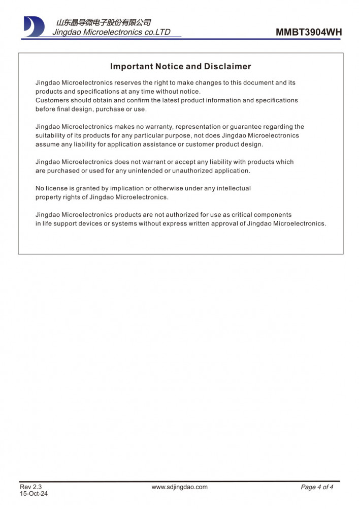 MMBT3904WH datasheet page 4