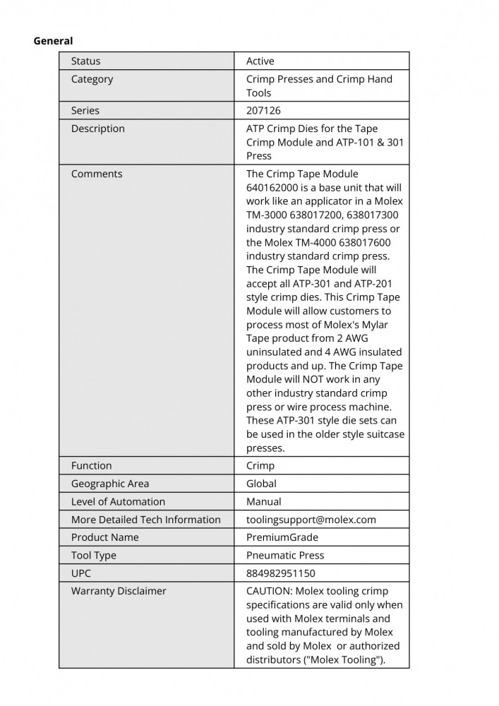 Technical document image 2 for Molex part 192880535
