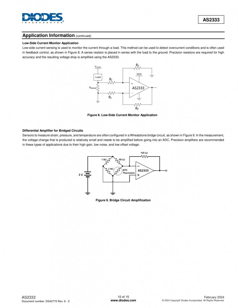 AS2333M8-13 datasheet page 10