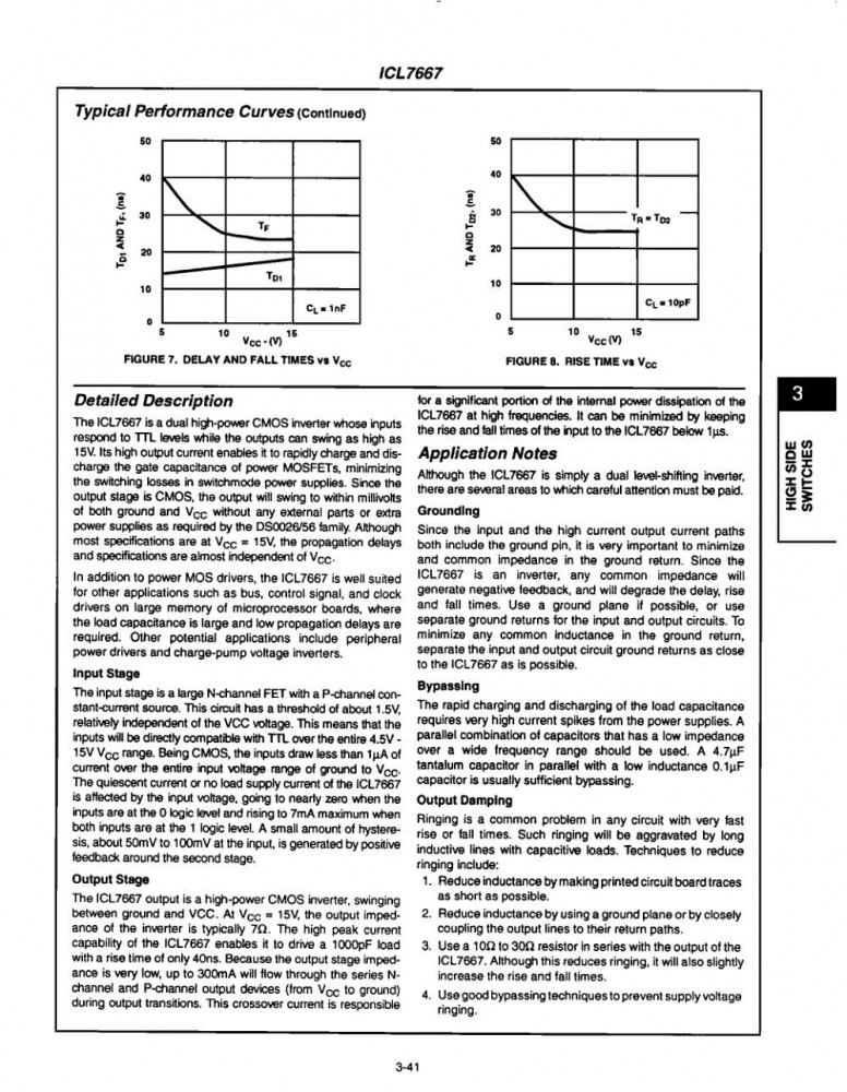 ICL7667 datasheet page 5