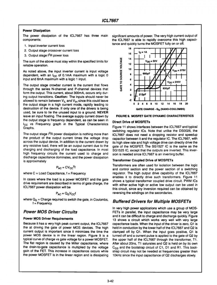 ICL7667 datasheet page 6