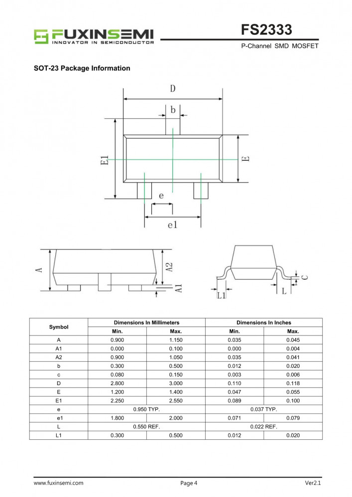 FS2333 datasheet page 4