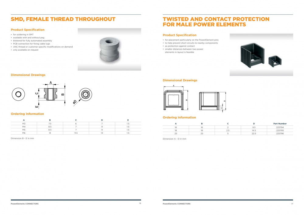 TE Connectivity PowerElements document page 9