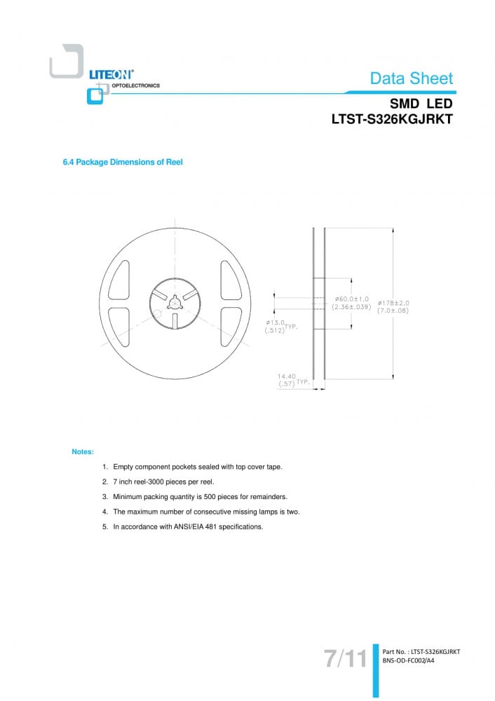 LTST-S326KGJRKT datasheet page 8