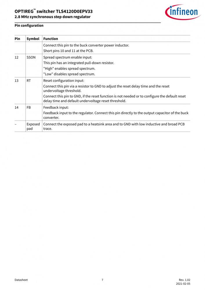 TLS4120D0EPV33 datasheet page 7