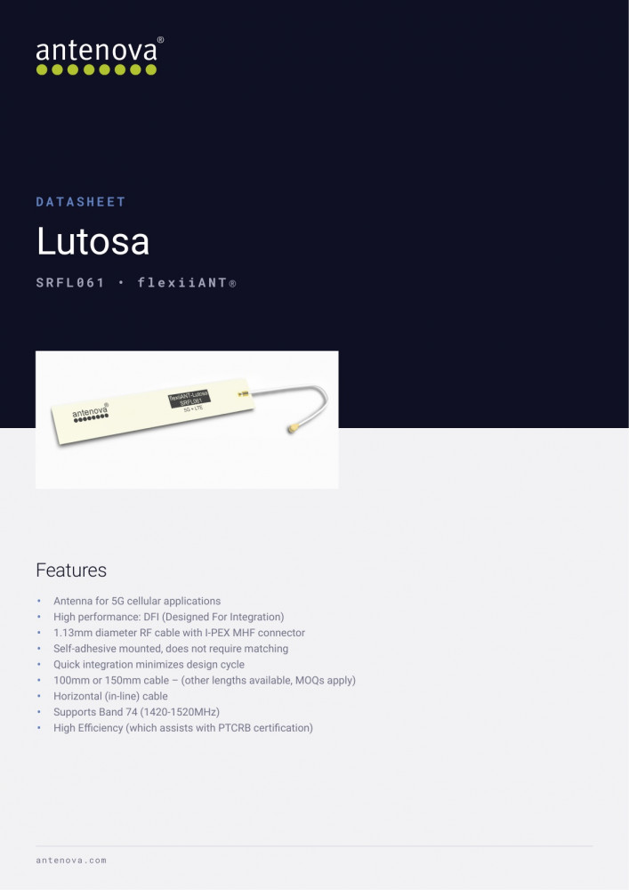 SRFL061-150 datasheet page 1