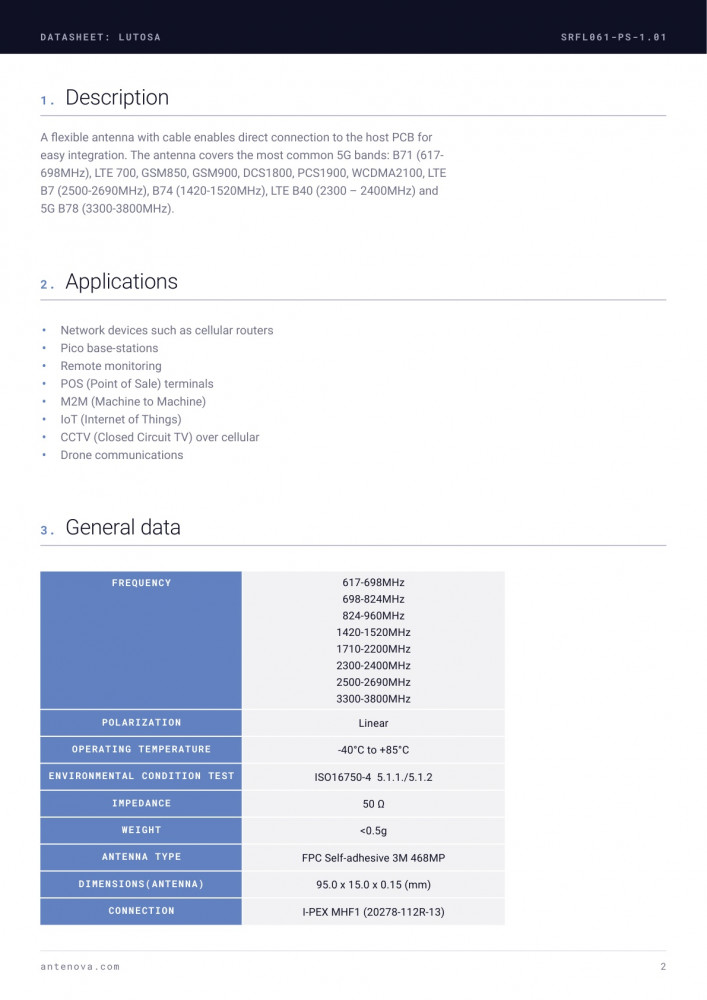 SRFL061-150 datasheet page 3