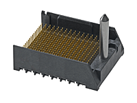 Impact 100 Ohm 6 Pair Vertical Backplane Header, Right Guided, Open Endwall, 14 Columns, 252 Circuits, Pin Length 5.50mm, Plated Through Hole Dimension 0.39mm, Lead-Free